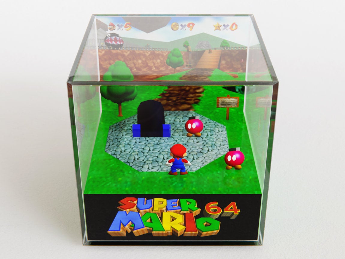 Papercraft Mario 64 Template